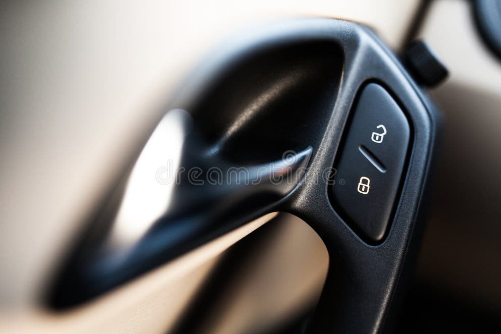 Door lock button in a car stock image. Image of dash - 107754461