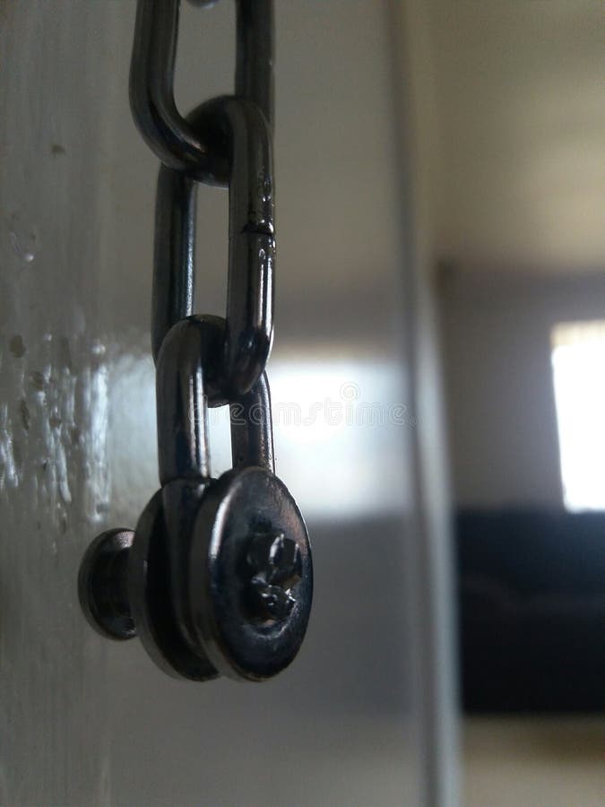 Door lock stock image. Image of lock, door, chains, home - 100992703