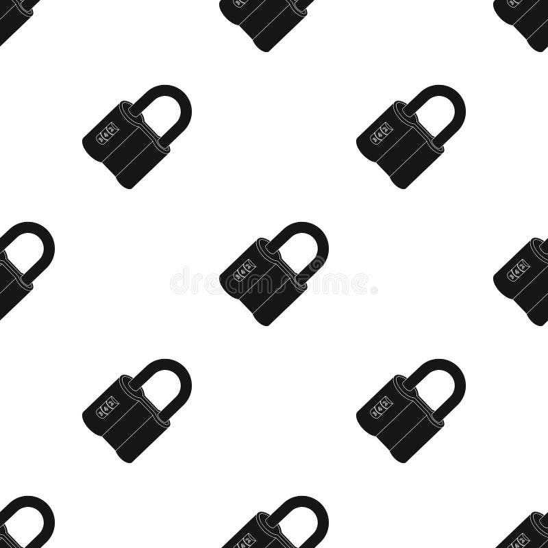 Door Lock. Code Lock Single Icon in Black Style Vector Symbol Stock ...