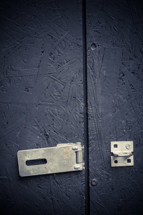 Door lock with hinge stock image. Image of retro, protection - 266519239