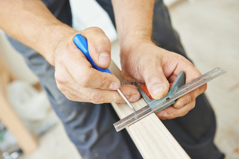 Door lock installation stock photo. Image of improvement - 43791286