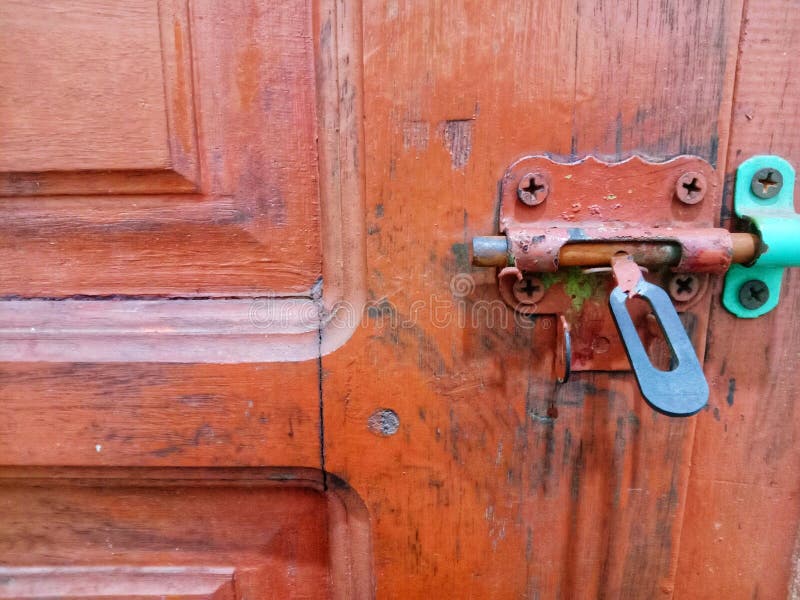 Door Locks that Have Started To Rust and are Damaged Stock Photo ...
