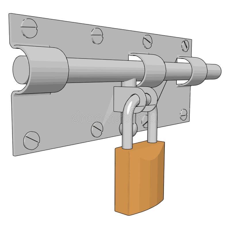 Door Locks, Illustration, Vector Stock Vector - Illustration of lock ...