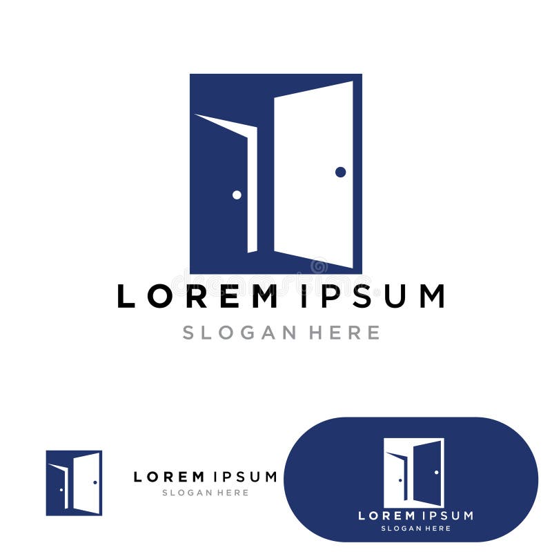 Door Logo and Symbol Vector Stock Vector - Illustration of doorway ...