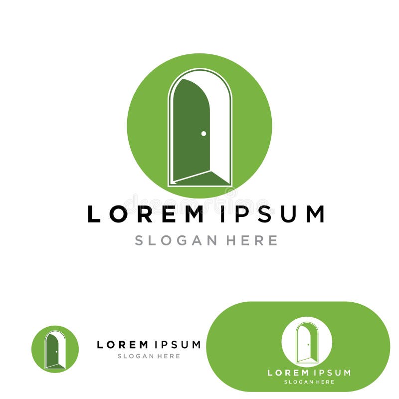 Door Logo and Symbol Vector Stock Vector - Illustration of doorway ...