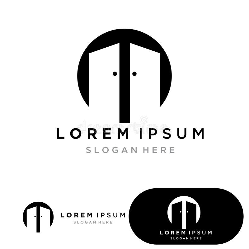 Door Logo and Symbol Vector Stock Vector - Illustration of open, front ...