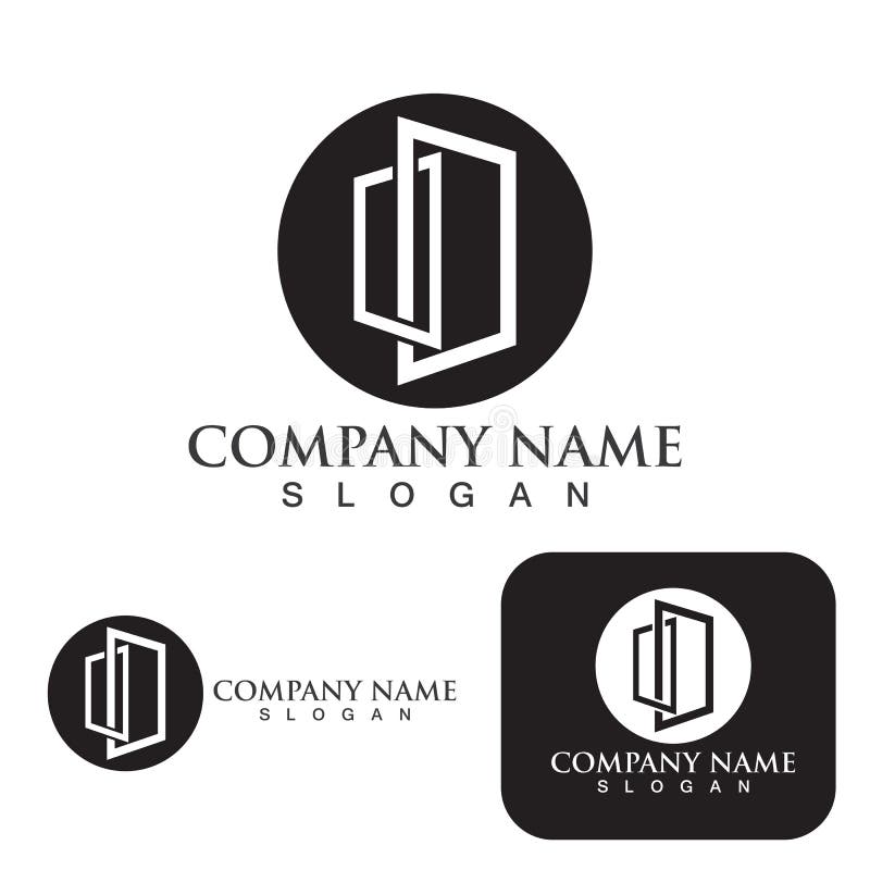 Door Logo and Symbol Vector Stock Vector - Illustration of symbol ...