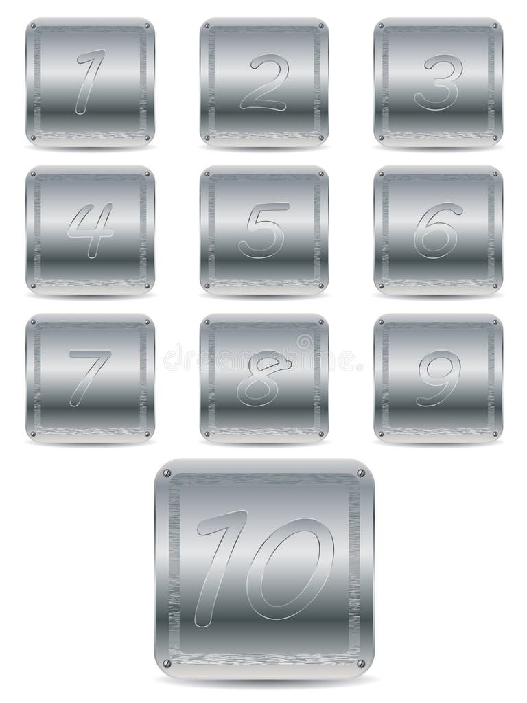 House Number Plates Stock Illustrations – 12 House Number Plates Stock ...