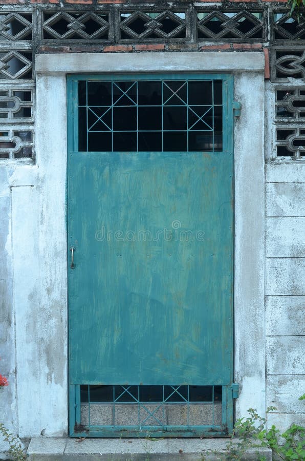 Door stock photo. Image of mortar, door, brick, iron - 76030154