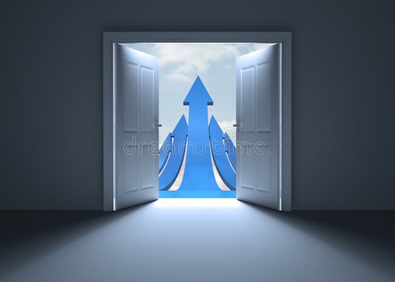 Door Opening To Show Arrow Stock Illustrations – 7 Door Opening To Show ...