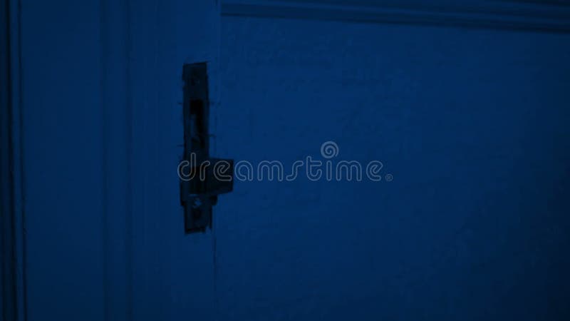 Door Opens and Closes in House at Night Stock Video - Video of opened ...