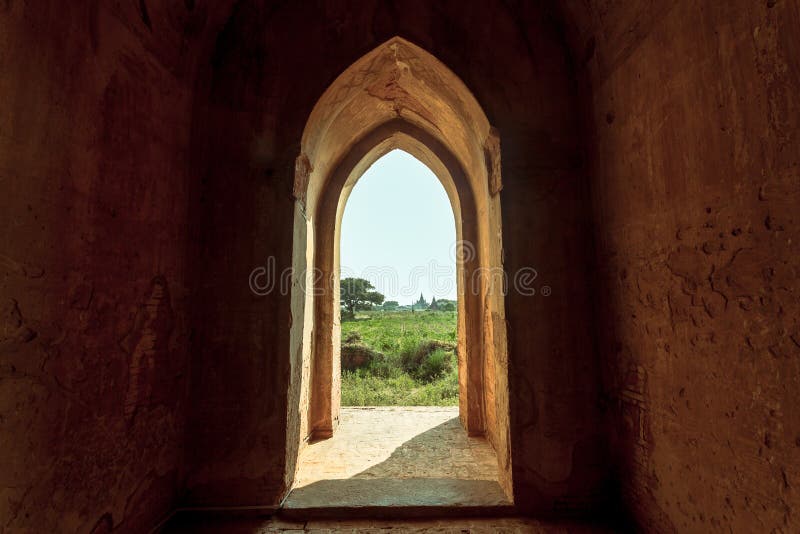 Door of Pagoda at Bagan, Myanmar Stock Photo - Image of travel, ancient ...