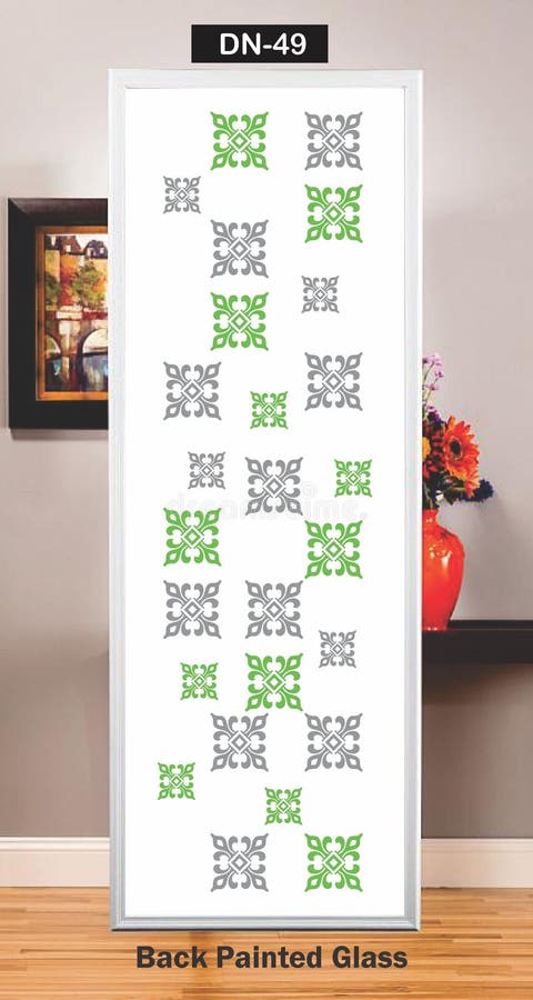 Door Partition Glass Design Vector CDR Stock Illustration ...