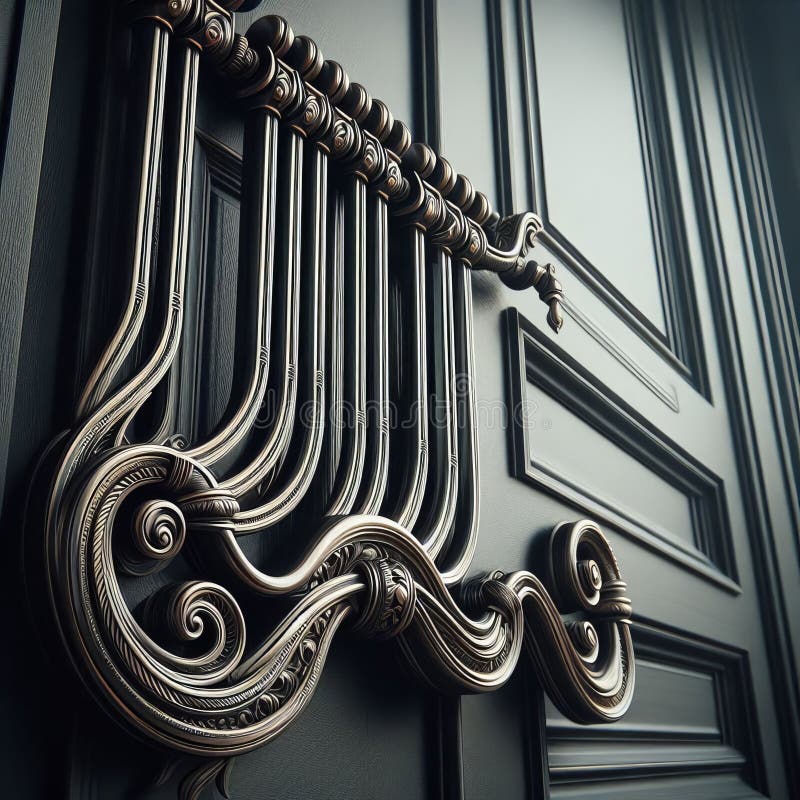 Door Pull Ladder Style Long Ladder Like Pulls Often Used on Larg Stock ...