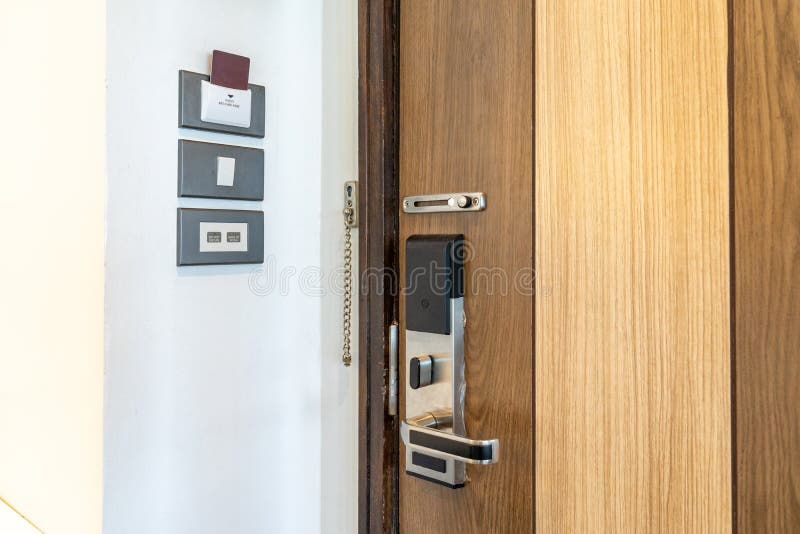 Door Security Smart Lock and Room Switcher Control Platform on the Wall ...