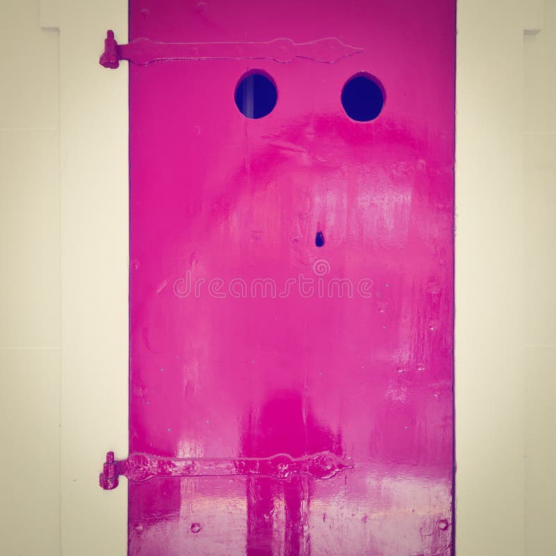 Steel Gate stock image. Image of door, flower, doorknob - 15907623