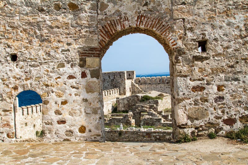 Tenedos Castle stock photo. Image of asia, summer, landscape - 48456308