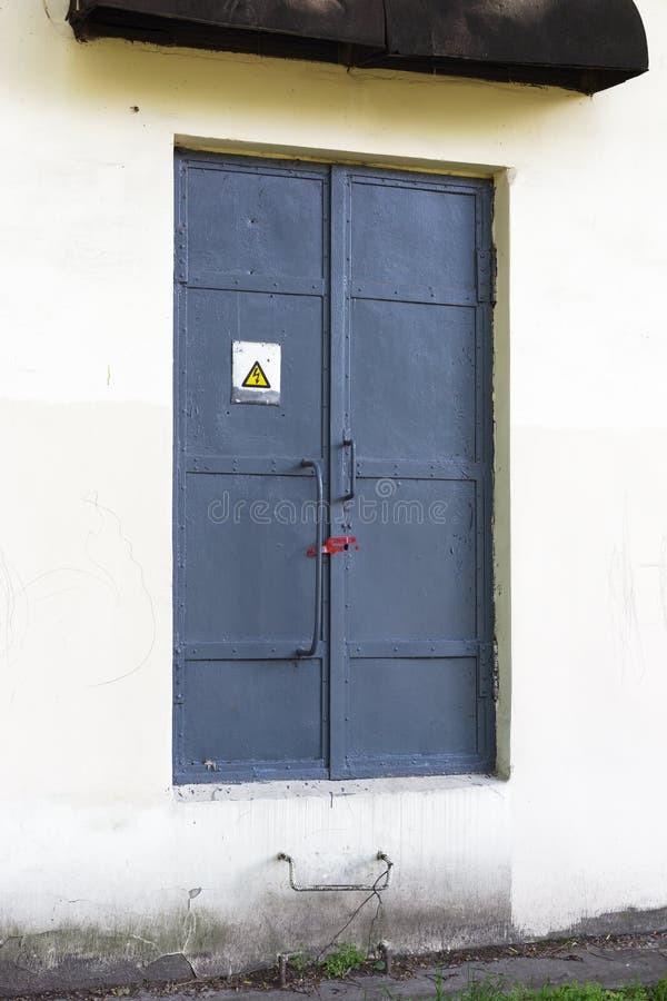 Door To the Electrical Transformer Stock Photo - Image of entrance ...