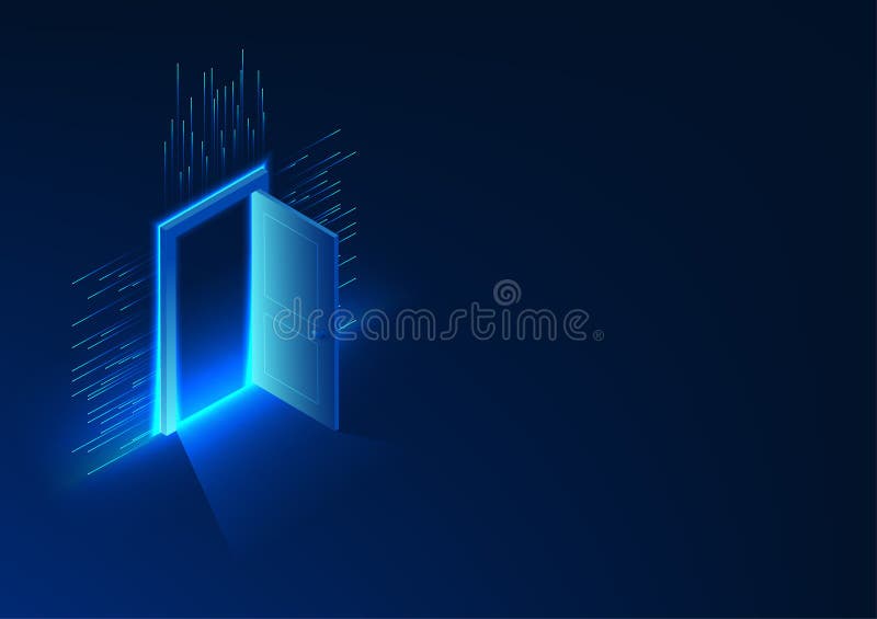 Door To the World of Technology the Door that Opens Forward and is ...