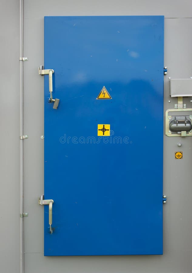 Locked transformer box stock image. Image of lightning - 48771315