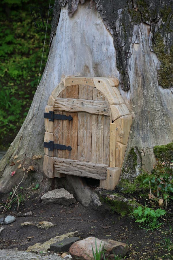 The Idea of the Tree Decoration in the Garden Stock Photo - Image of ...