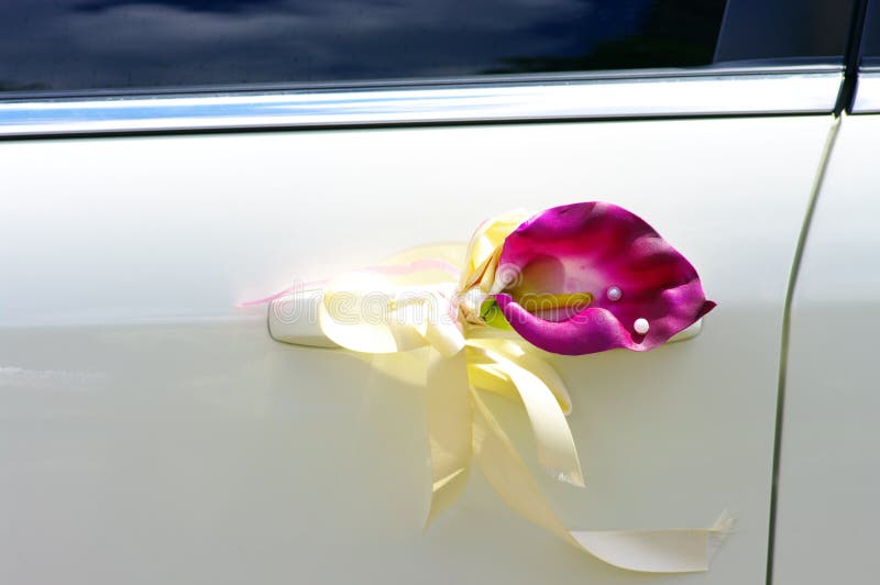 Door of wedding car stock image. Image of marriage, expensive - 9718159