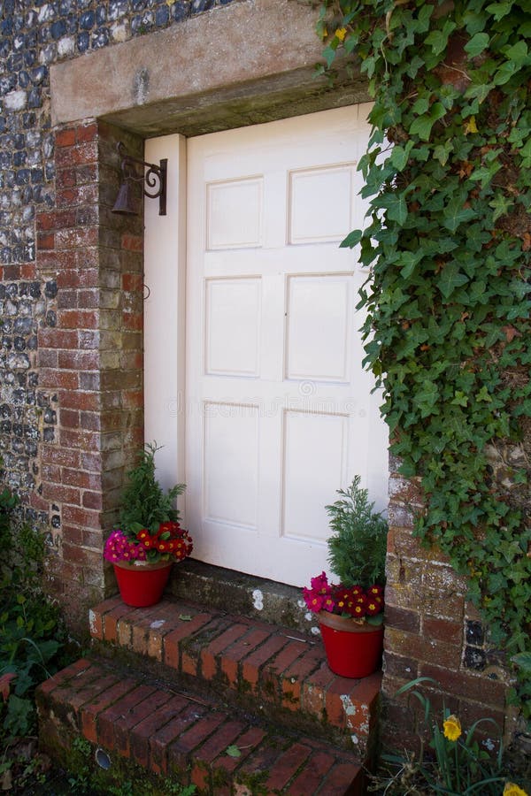 Door stock photo. Image of wooden, metal, call, bell - 61193516
