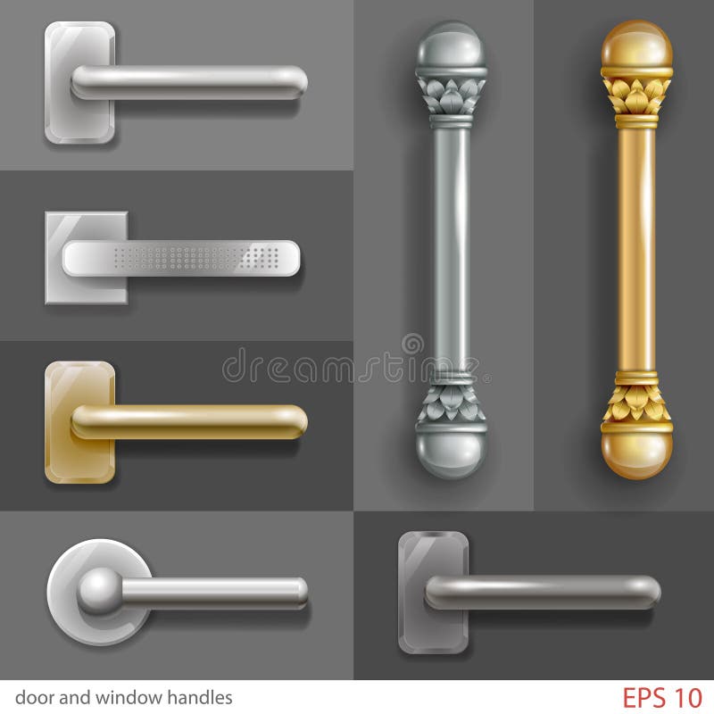 Door Window Handles Stock Illustrations – 505 Door Window Handles Stock ...