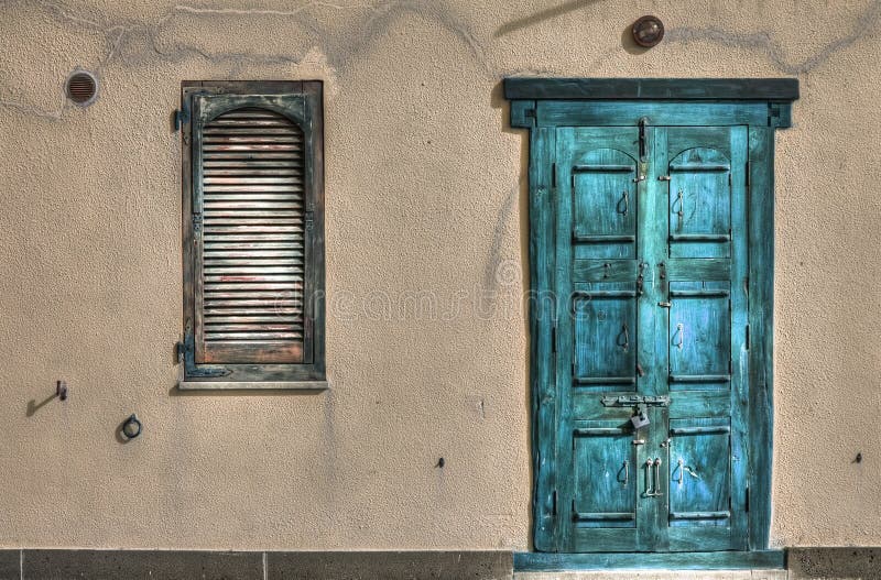 Door and window in hdr stock photo. Image of grip, home - 66709760