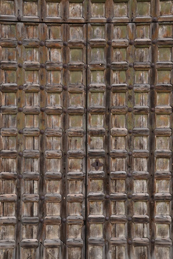 Door Wood Brown Blocks Enter Stock Image - Image of blocks, wood: 180505323