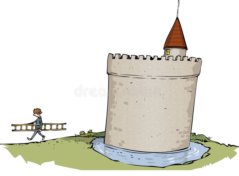 Castle With Moat Clipart Fish