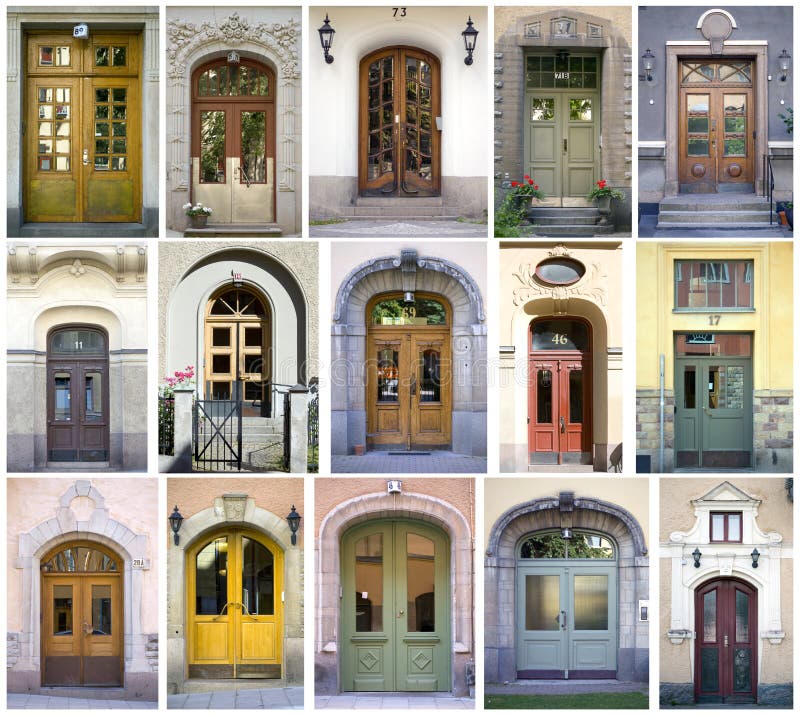 Valencia doors stock image. Image of city, brick, knob - 27445157