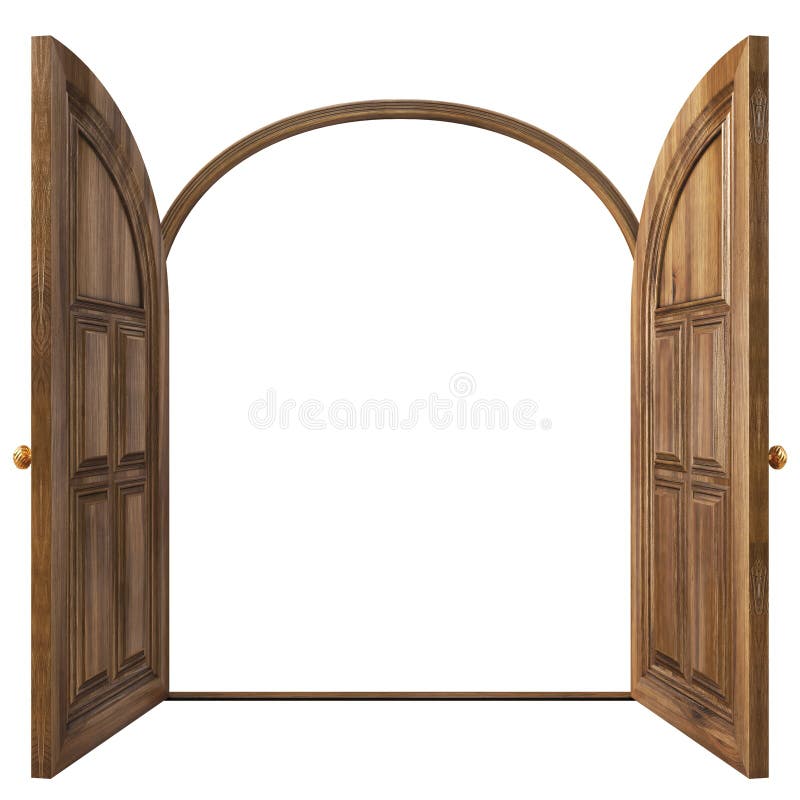 Double Doors Opened Stock Illustrations – 26 Double Doors Opened Stock ...