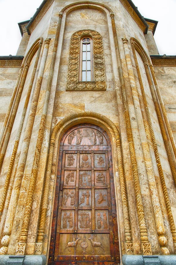 The Doors of the Church of the Holy Trinity with the Image of the ...