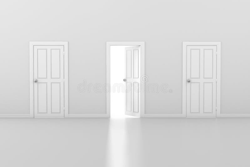Doors stock illustration. Illustration of freedom, painting - 75997463