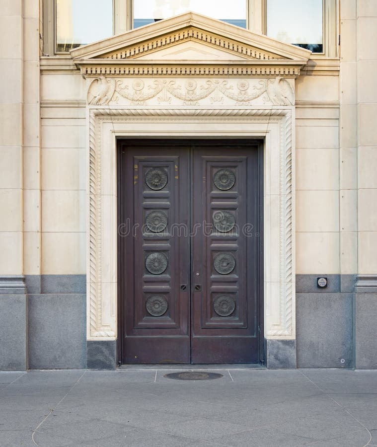 Doors and Entrances Scenic Unique Old Adorned Architecture Stock Photo ...