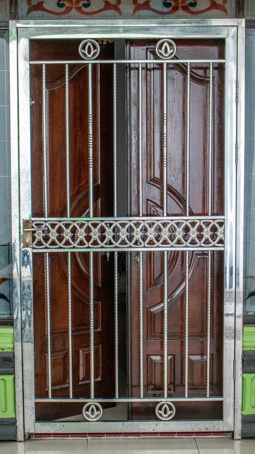 Portrait of Door Art Characteristics Stock Image - Image of close ...