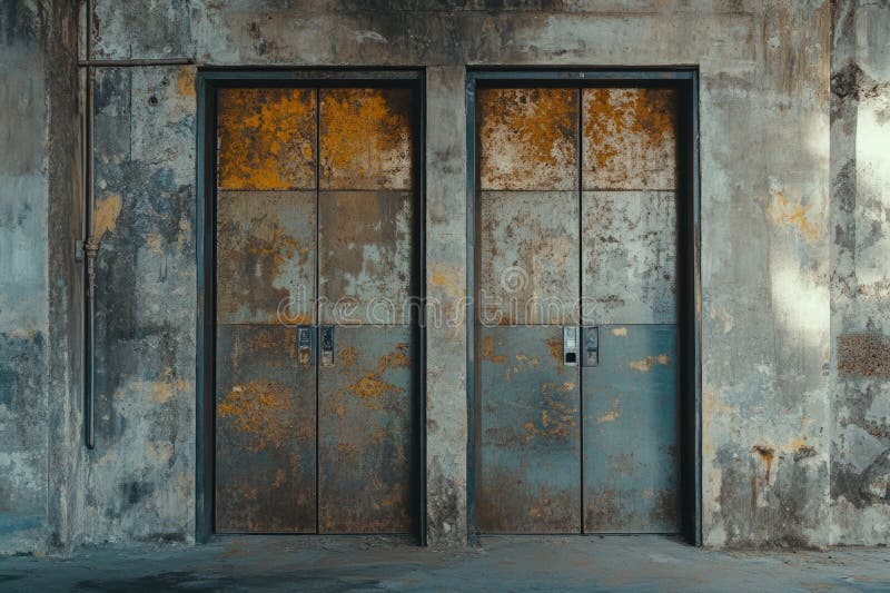 Doors Leading into a Building, Often Used As an Entrance Point Stock ...
