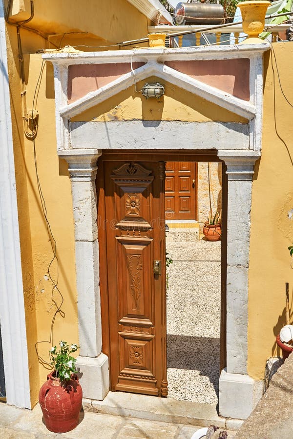 Doors in the old house stock photo. Image of classic - 100064362