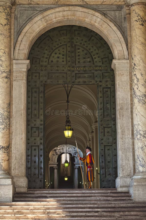 Doors of vatican editorial photo. Image of monastery - 210956486