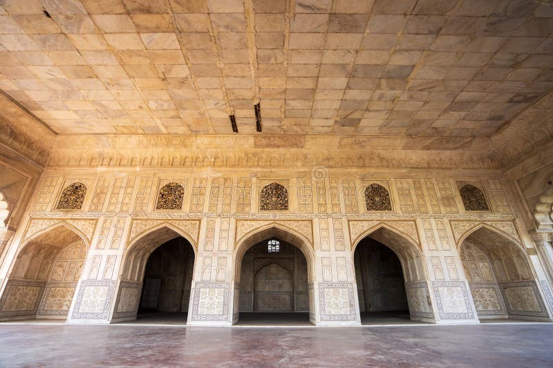 The Doors, Walls and Ceilings Inside the Red Fort are Decorated with ...