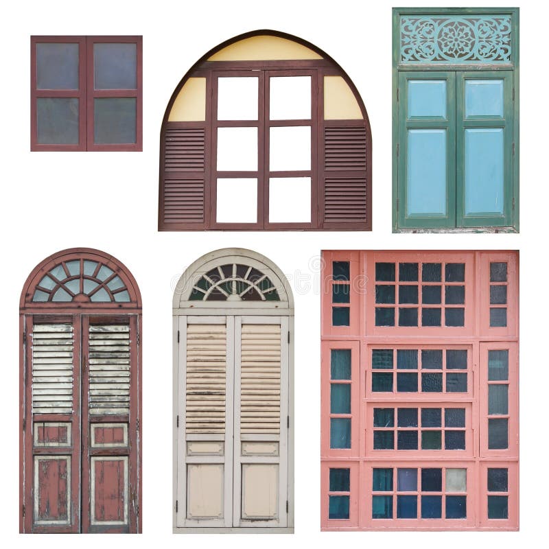 Doors and Window Collection. Stock Image - Image of style, handle: 35205839