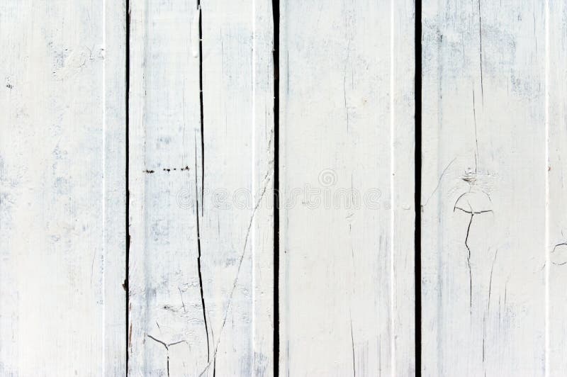 Doorstane Witte Houten Plank Stock Afbeelding - Image of plank, hout ...