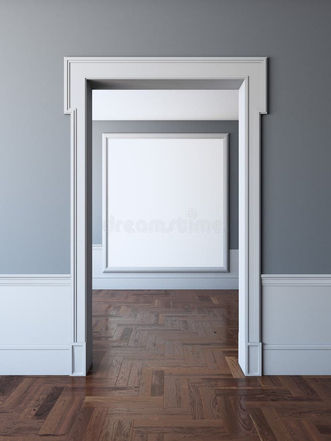 Interior Classic Room Corner Empty Stock Photo - Image of corner, copy ...