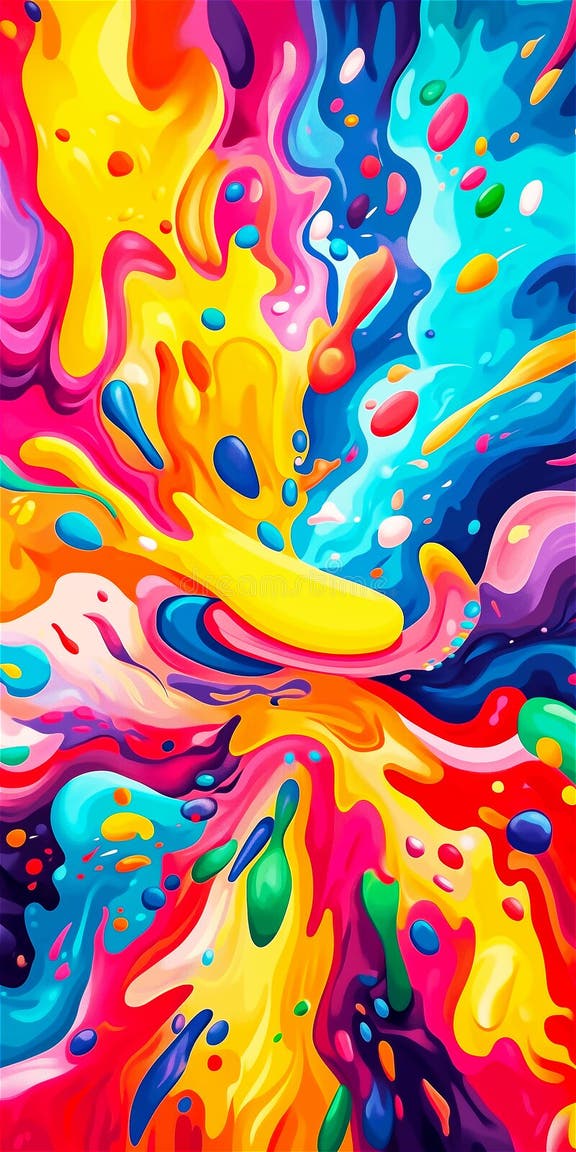 Dopamine Bright Colorful Design of Background for Site. Banner Stock ...