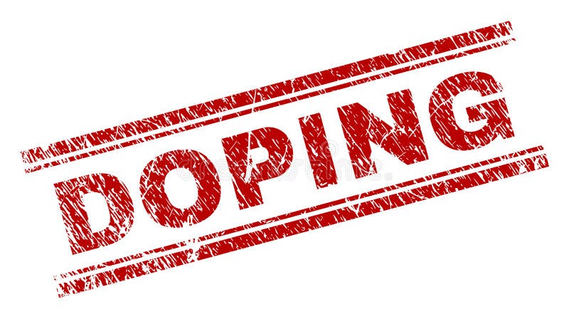 Grunge Textured DOPING Stamp Seal Stock Vector - Illustration of double ...