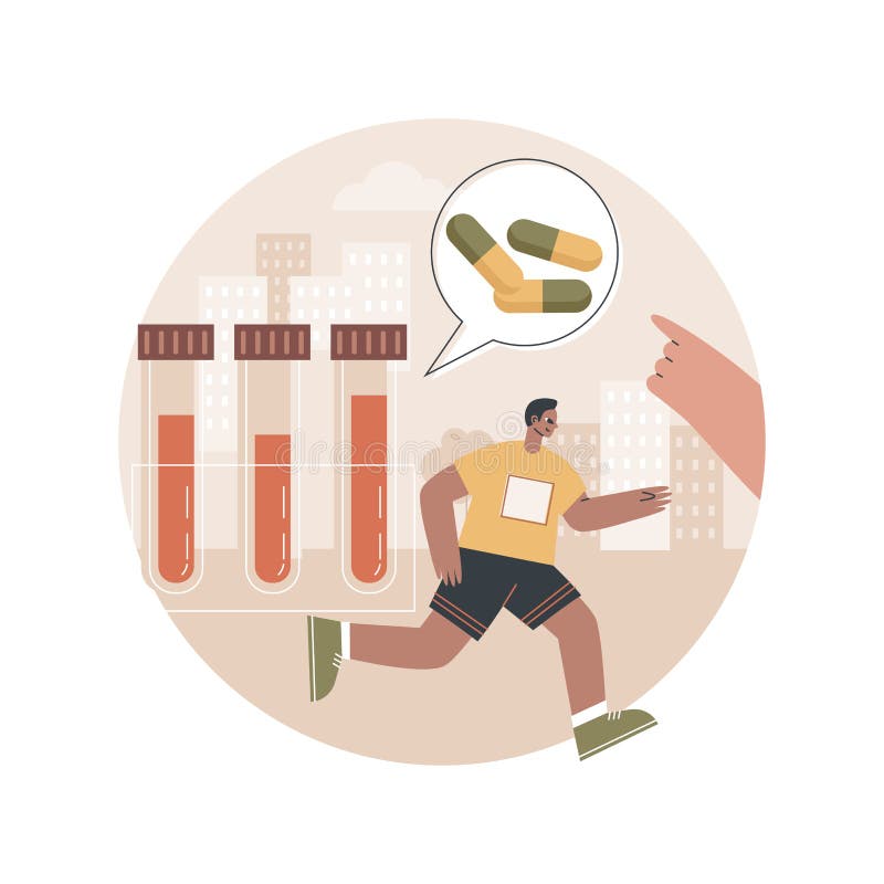 Doping Test Abstract Concept Vector Illustration. Stock Vector ...