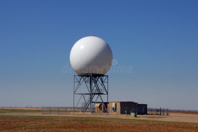 Doppler radar tower stock photo. Image of communication - 13262420