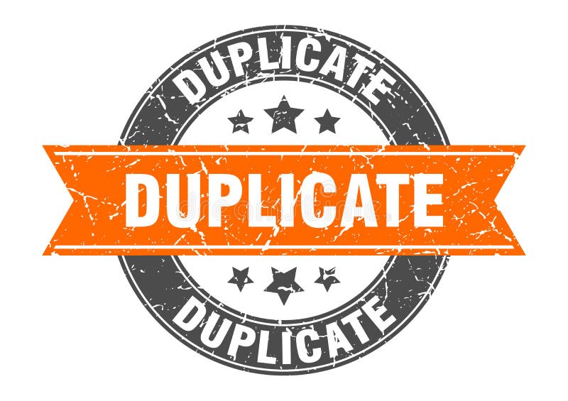 Doppelter Stempel stock abbildung. Illustration von dokument - 183339396