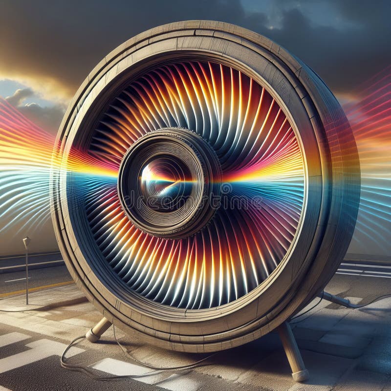 Doppler Diffraction a Phenomenon Where the Frequencl Stock Image ...